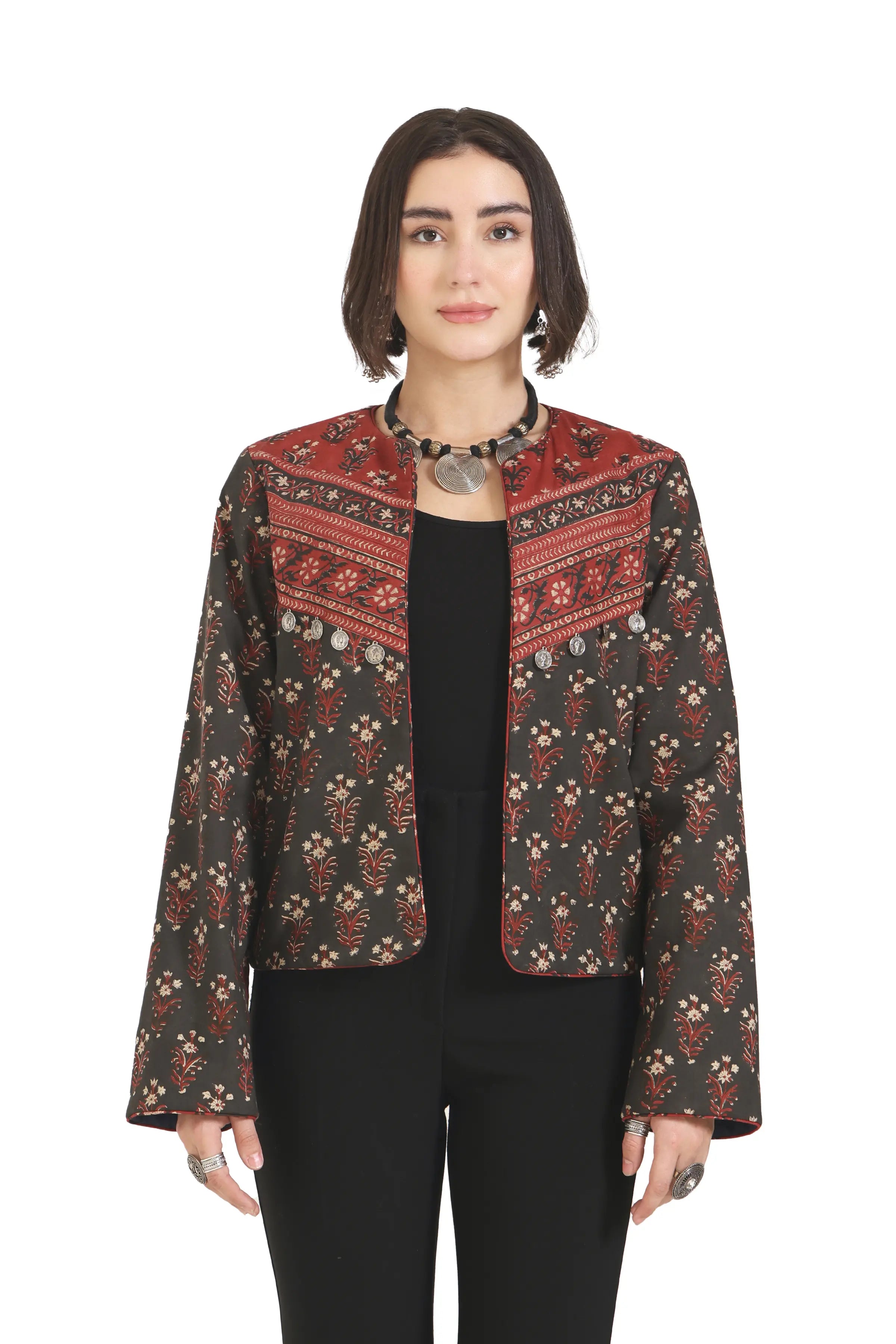 Somewhere In Between Jacket in Black – Suthri