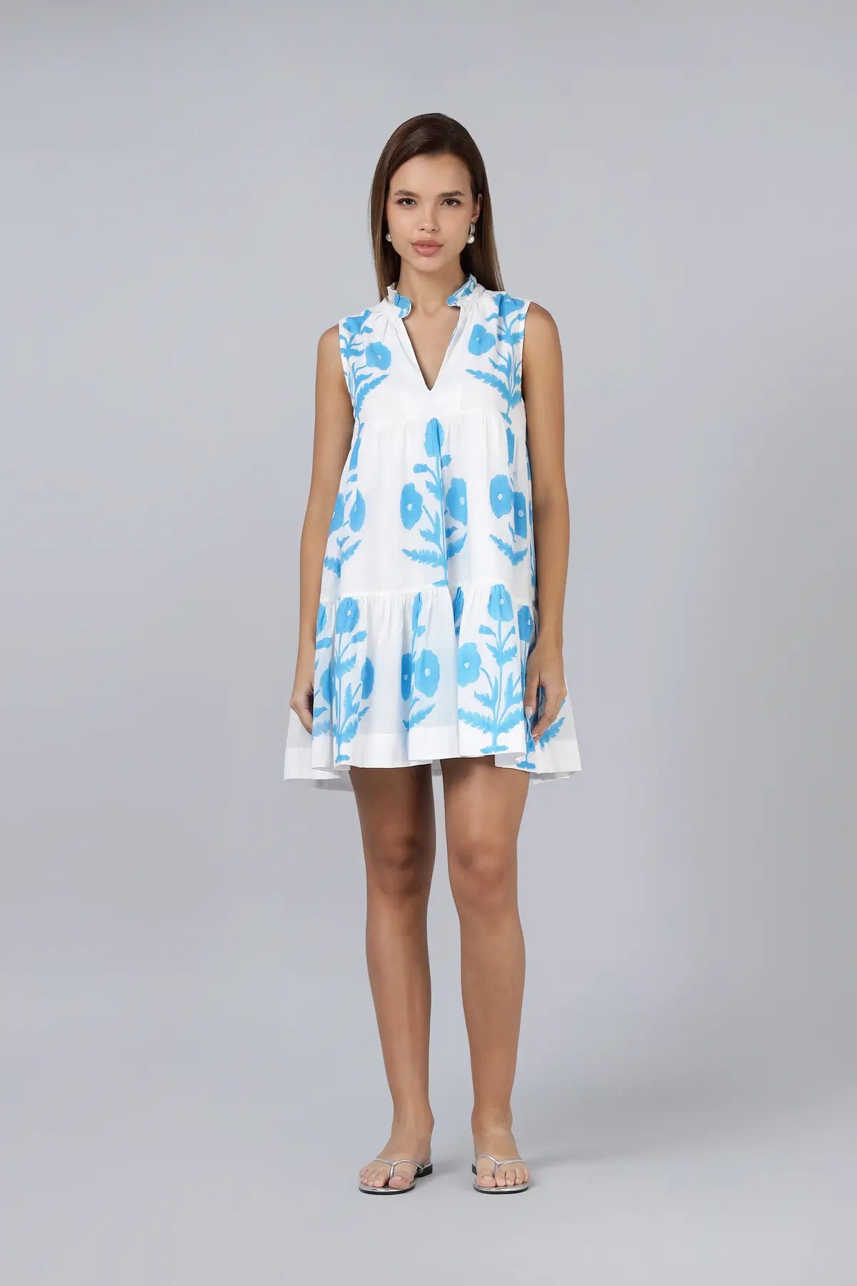 Maya Dress- Sky Blue – Suthri