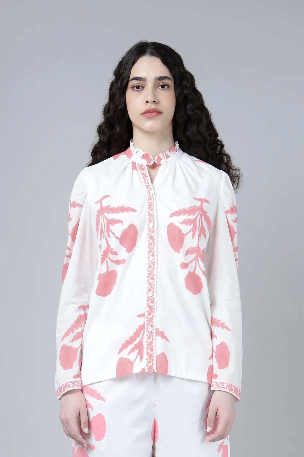 Rukmini Shirt- Blush Pink – Suthri